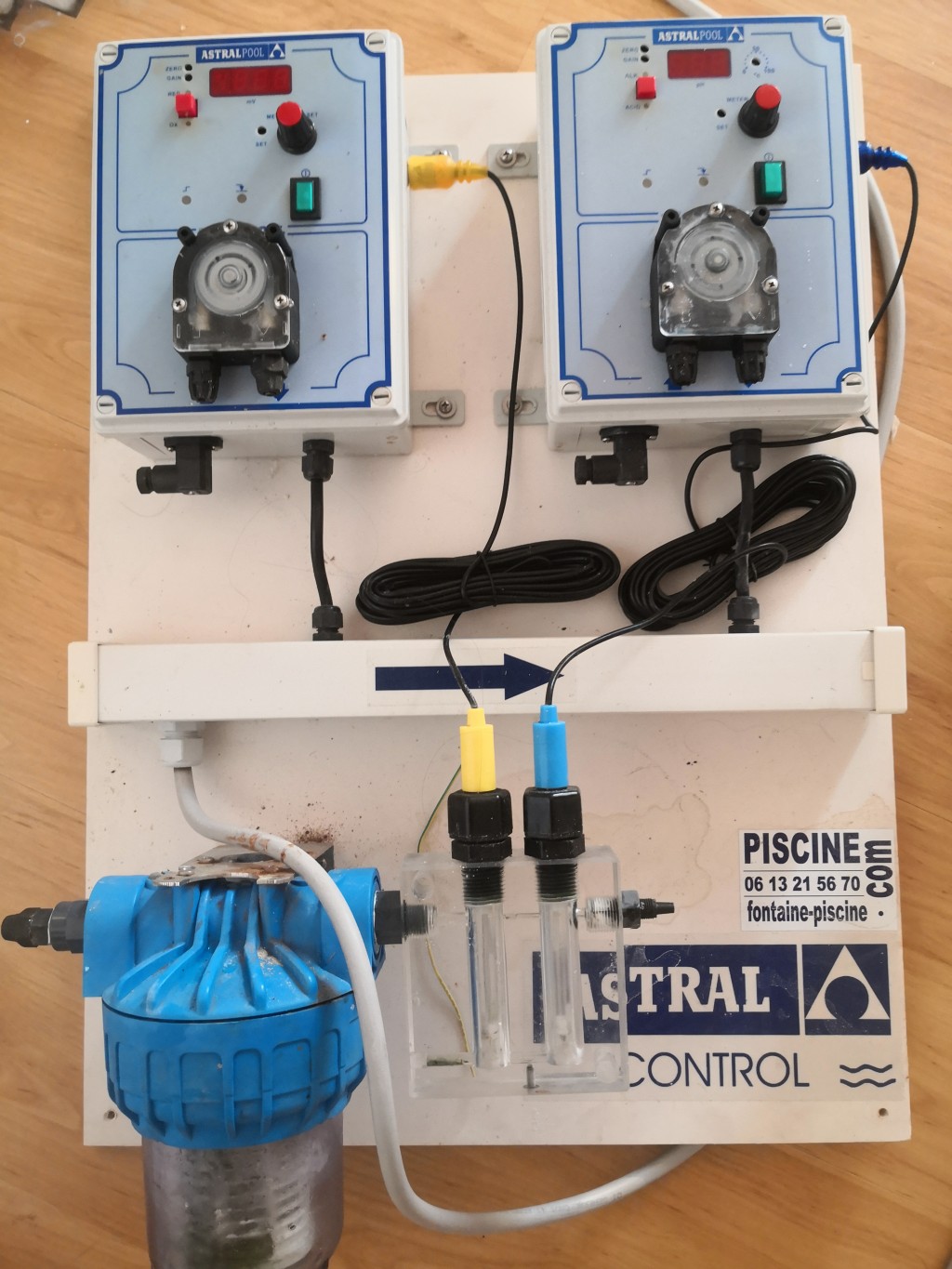 tableau ph et rx peristaltique - astralpool